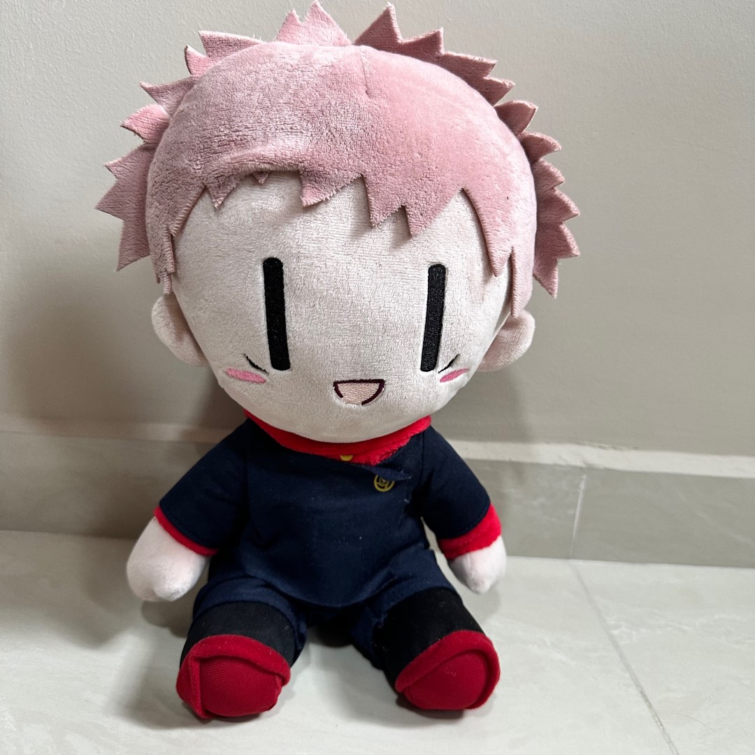 Jujutsu Kaisen Yuji Itadori Plush Doll, Hobbies & Toys, Toys & Games on ...