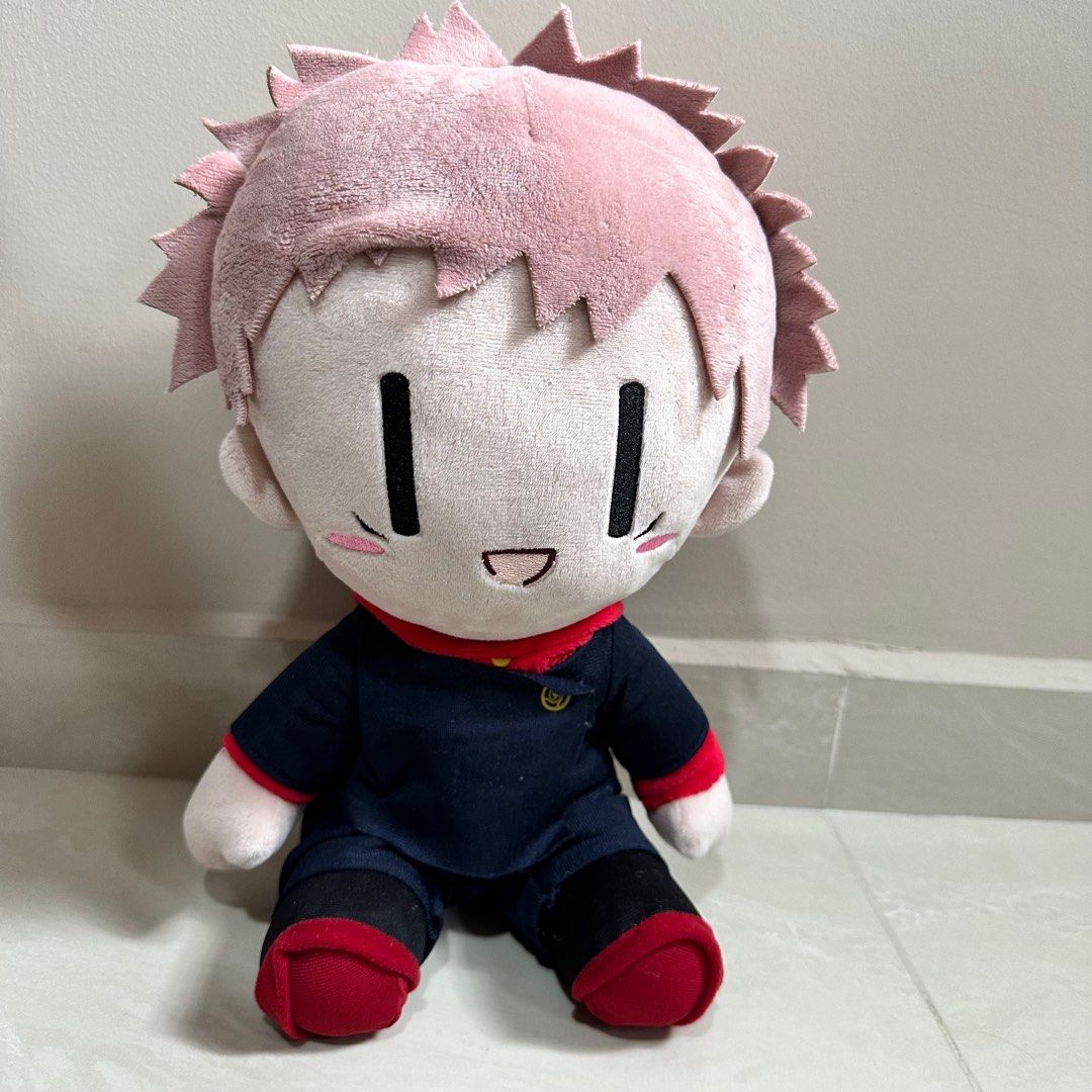 Jujutsu Kaisen Yuji Itadori Plush Doll, Hobbies & Toys, Toys & Games on ...