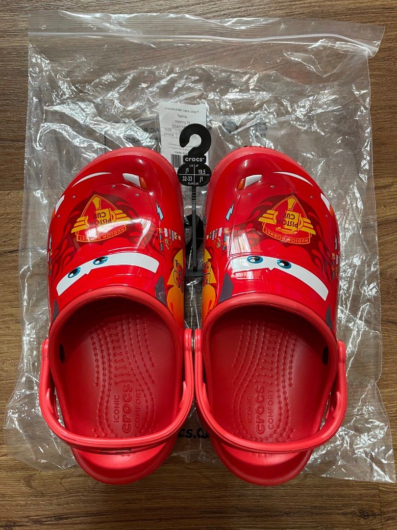 Kids Crocs Lightning McQueen, Babies & Kids, Babies & Kids Fashion on ...