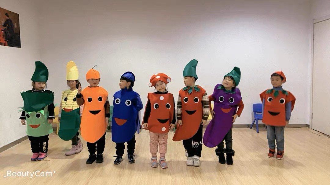 Kids Fruits and Vegetables Cosplay Costume Fruit Party Halloween Children Roleplay Pretend Play ...