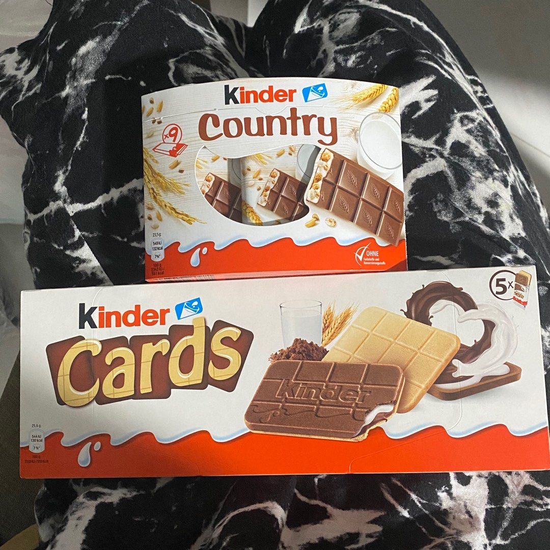 Kinder Cards & Kinder Country, Food & Drinks, Packaged & Instant Food ...