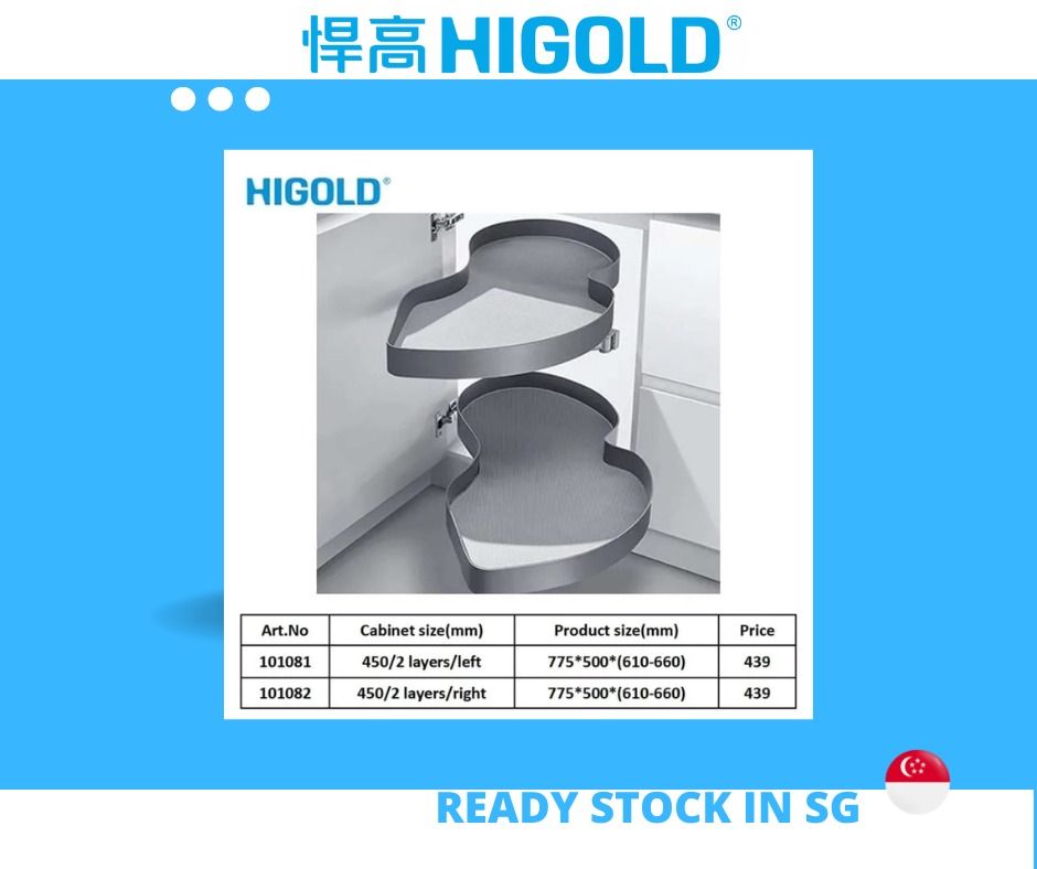 Higold Kitchen Cabinet Corner Drawer, Furniture & Home Living ...