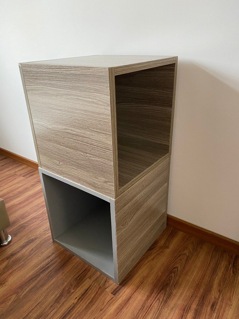 Laminate open shelves box / storage / bench, Furniture & Home Living ...