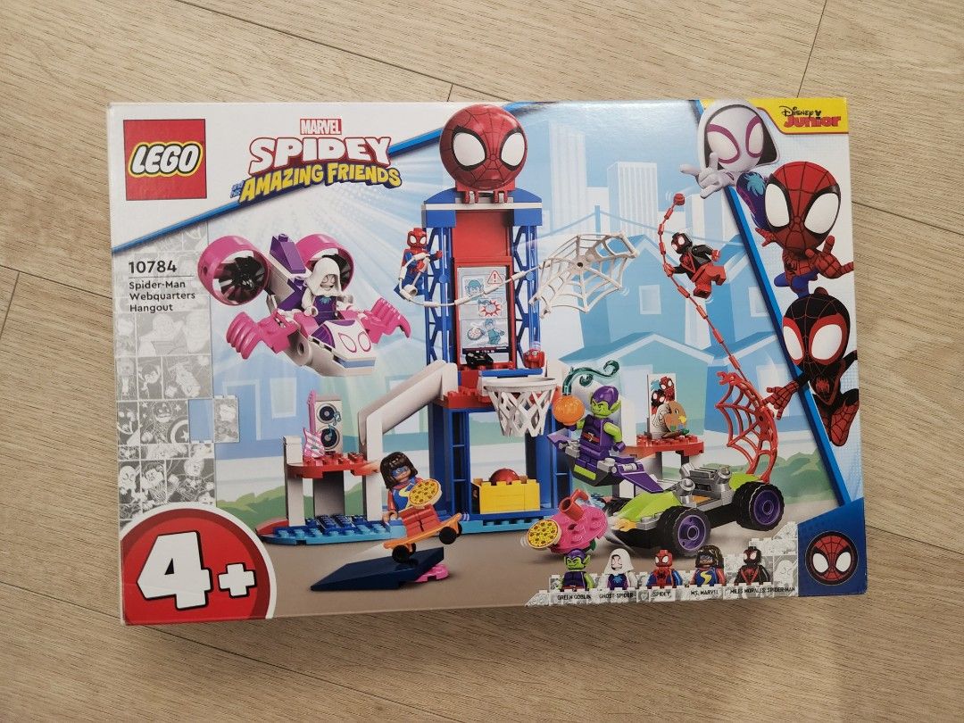 LEGO Marvel Spidey Amazing Friends Spider-Man Webquarters Hangout 10784 ...