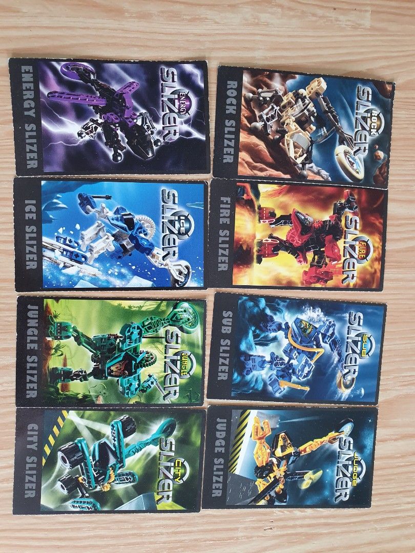 Lego [RETIRED] vintage 1999 slizer throwbots cards, Hobbies & Toys ...