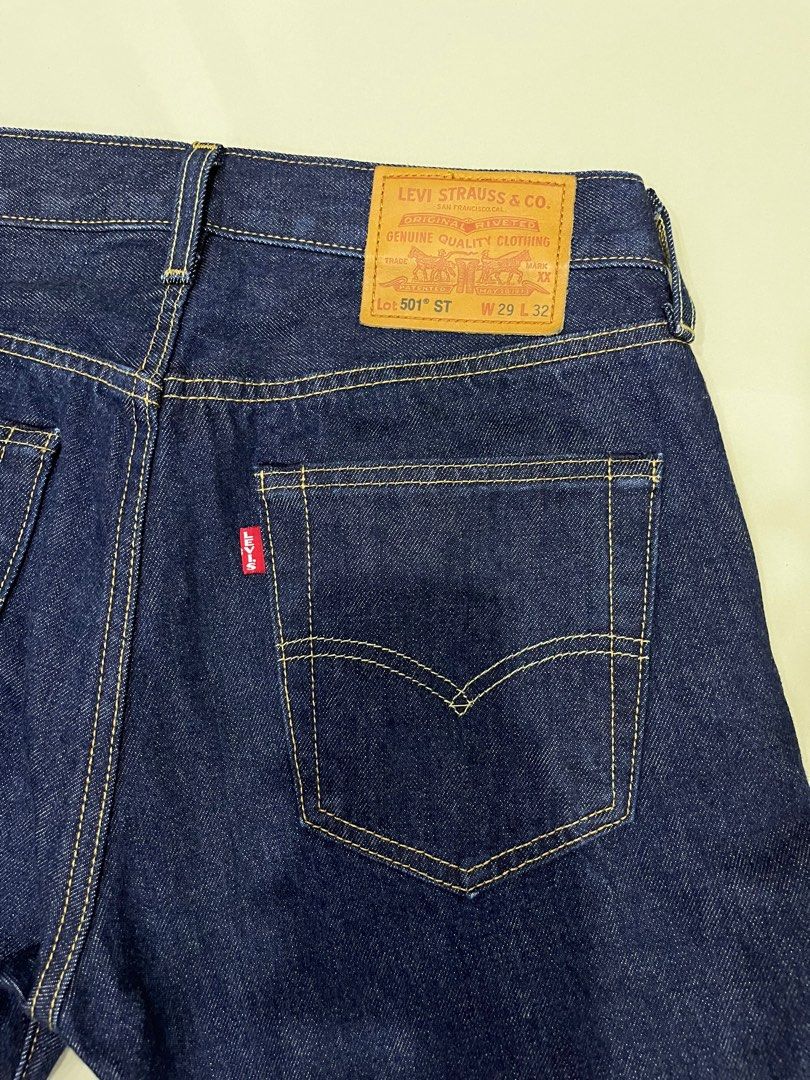 levis 501 ST big E selvedge, Men's Fashion, Bottoms, Jeans on Carousell