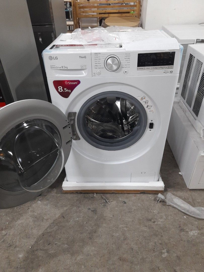 Lg washing machine 8.5 kg frontlod inverter, TV & Home Appliances ...