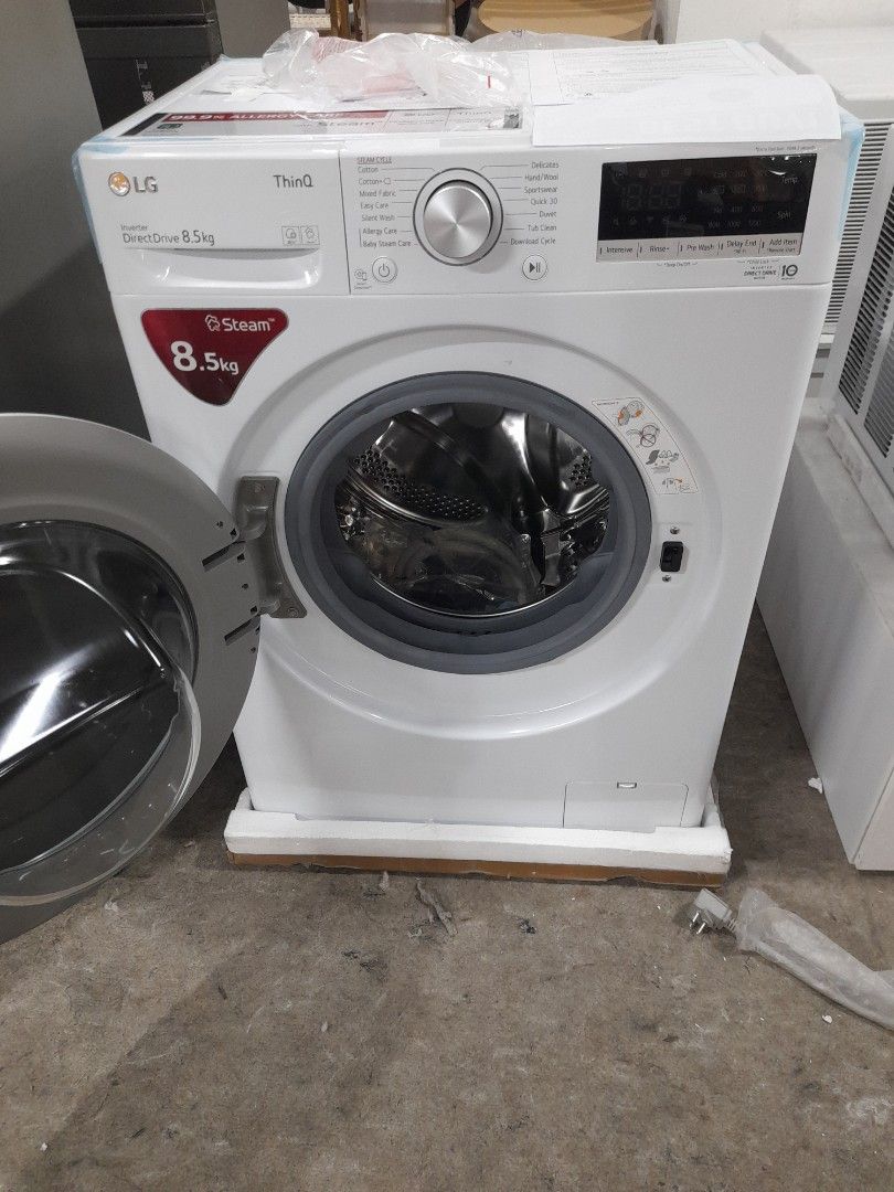 Lg washing machine 8.5 kg frontlod inverter, TV & Home Appliances ...