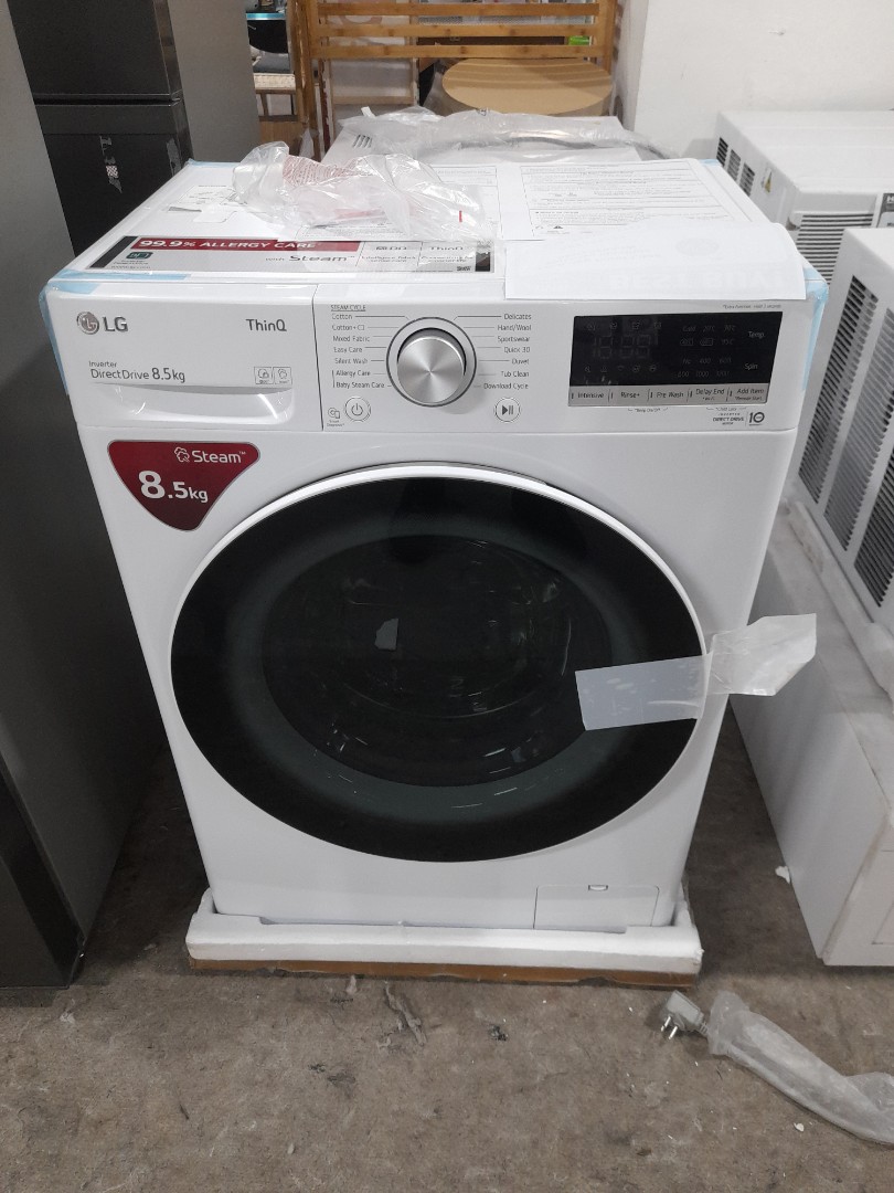 Lg washing machine 8.5 kg frontlod inverter, TV & Home Appliances ...