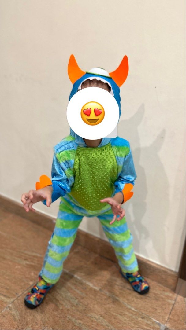 Lil Monster Costume for 2-3 year olds (Halloween / School themed ...