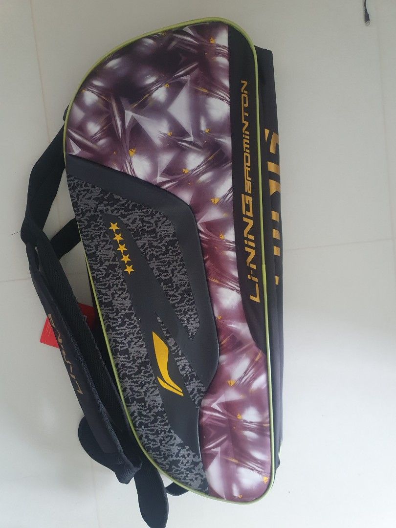 Lining badminton bag, Sports Equipment, Sports & Games, Racket & Ball ...