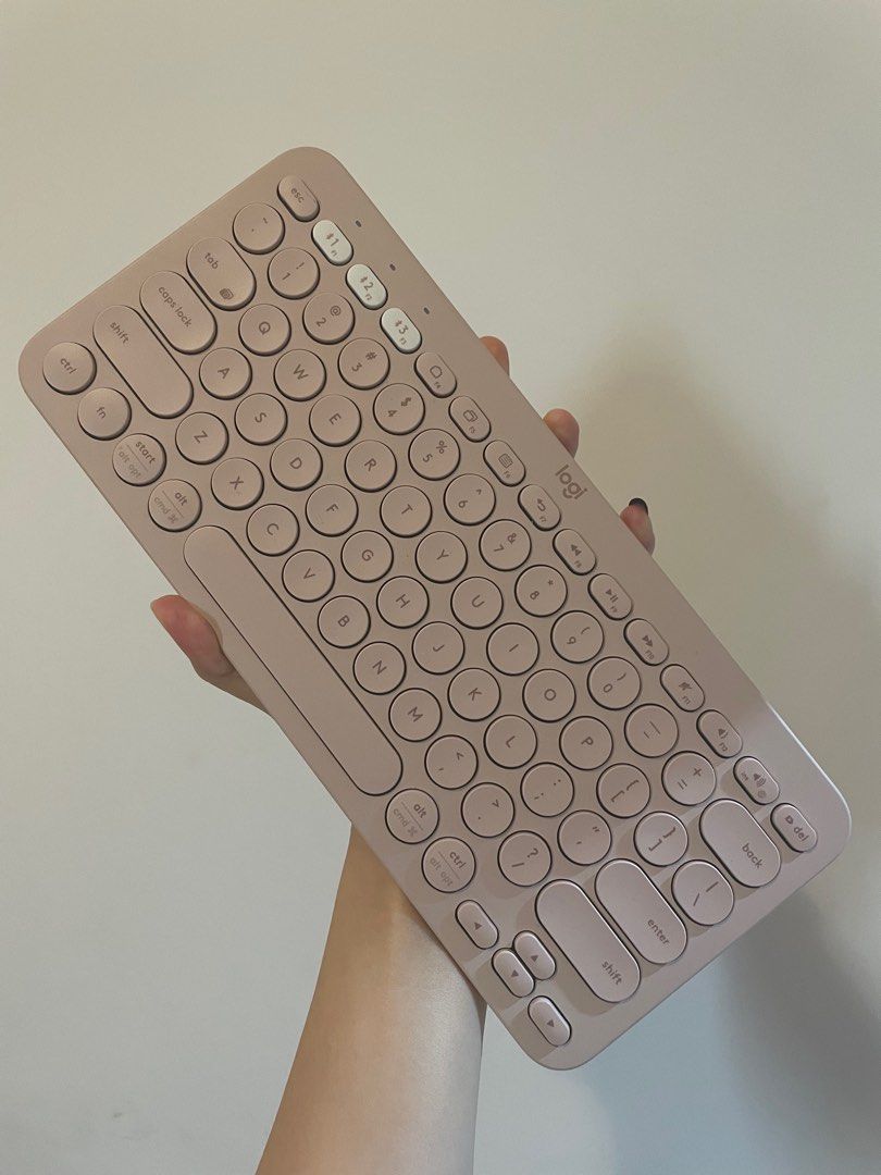 Logitech K380 Wireless Keyboard Pink, Computers & Tech, Parts ...
