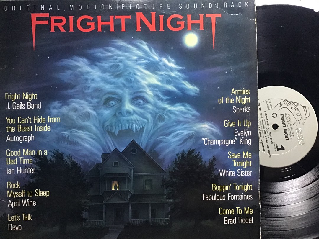 LP Fright Night OST OOP VINYL RECORD Anubis 80s Classic Horror ...