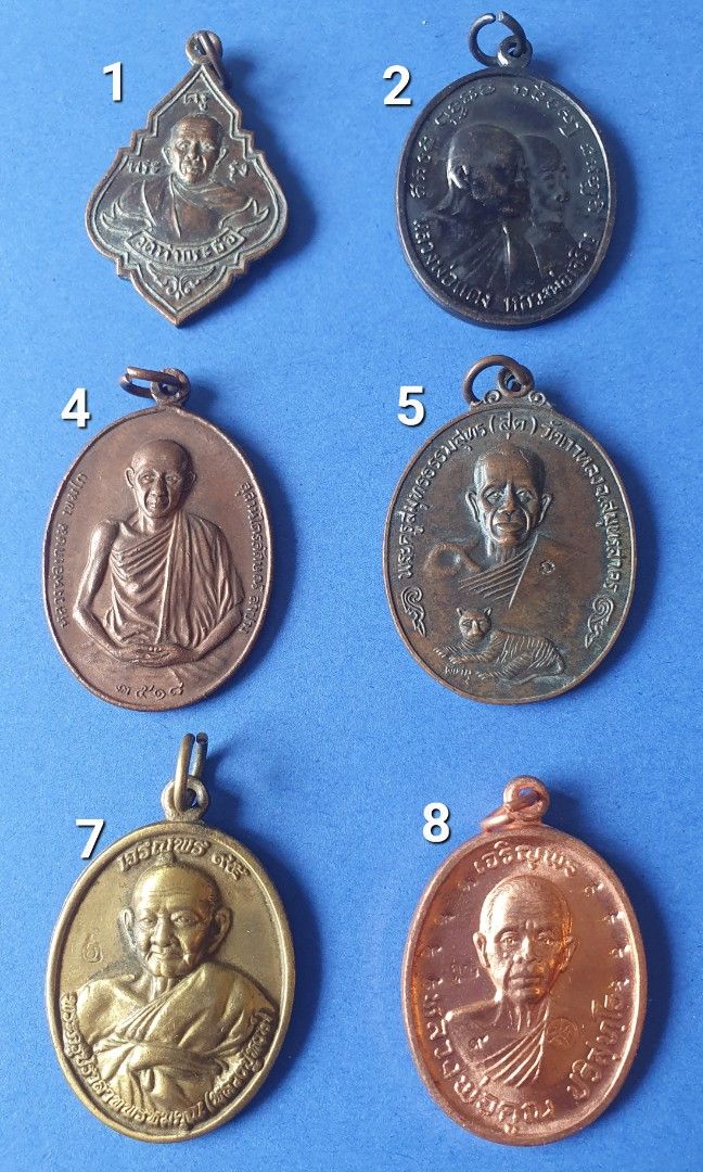 LP Rung / LP Deng / LP Klai / LP Kasem / LP Suk / LP Hong / LP Koon ...