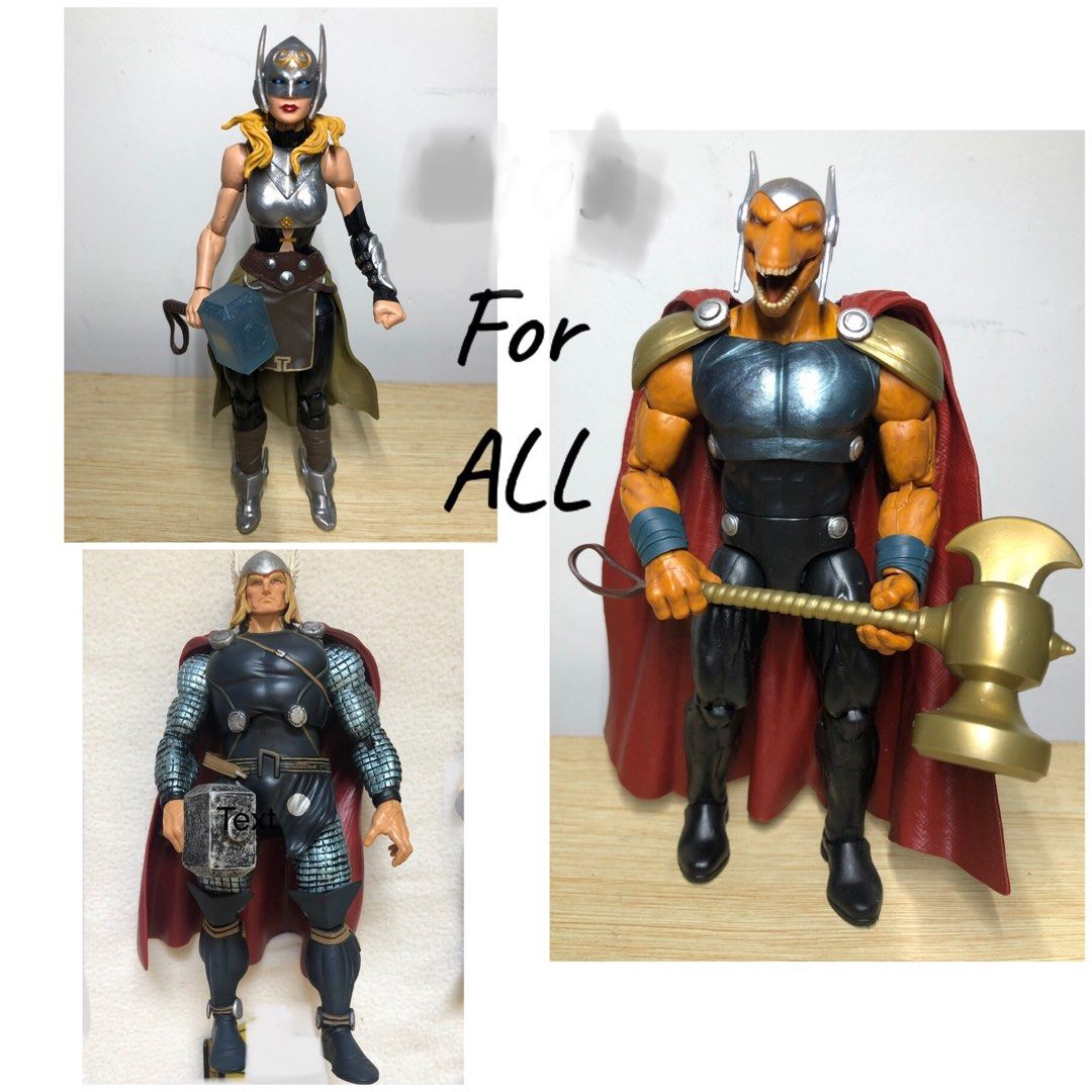 Marvel legends SDCC 2017 asgardian boxset lady thor terrax Jane foster ...