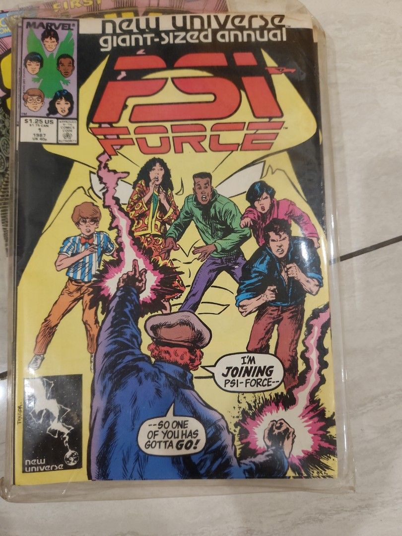 Marvel PSI Force #1 (1987), Hobbies & Toys, Books & Magazines, Comics & Manga on Carousell