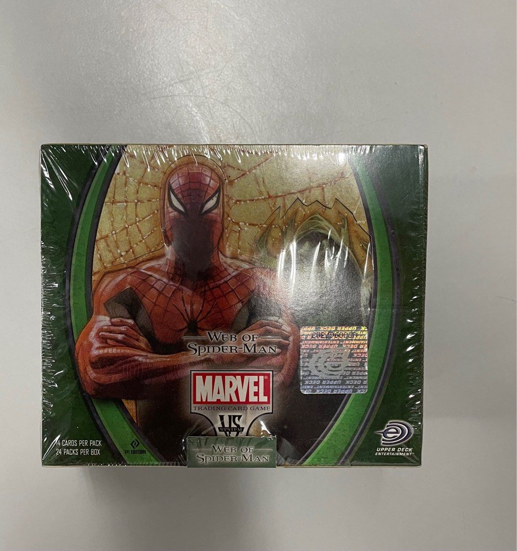 MARVEL WEB OF SPIDER-MAN TRADING CARD GAME 24 PACKS ,2004 SEALED ...