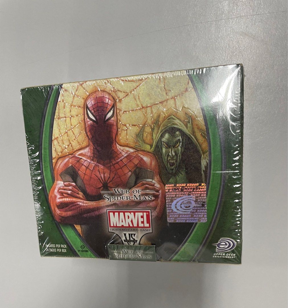MARVEL WEB OF SPIDER-MAN TRADING CARD GAME 24 PACKS ,2004 SEALED ...