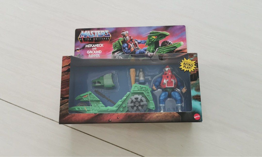 Mekaneck with ground ripper road ripper masters of the universe origins ...