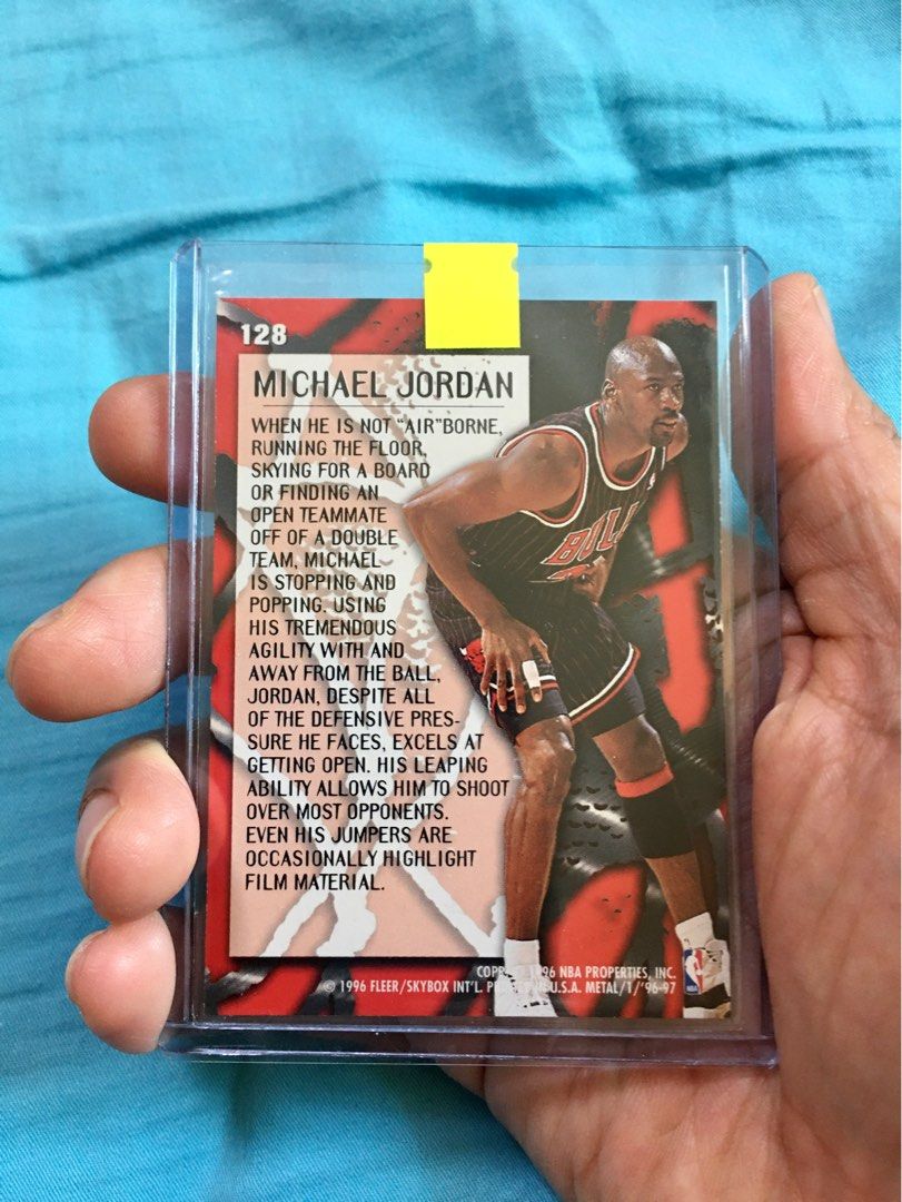 Michael Jordan Metallized Nba card, Hobbies & Toys, Toys & Games on ...