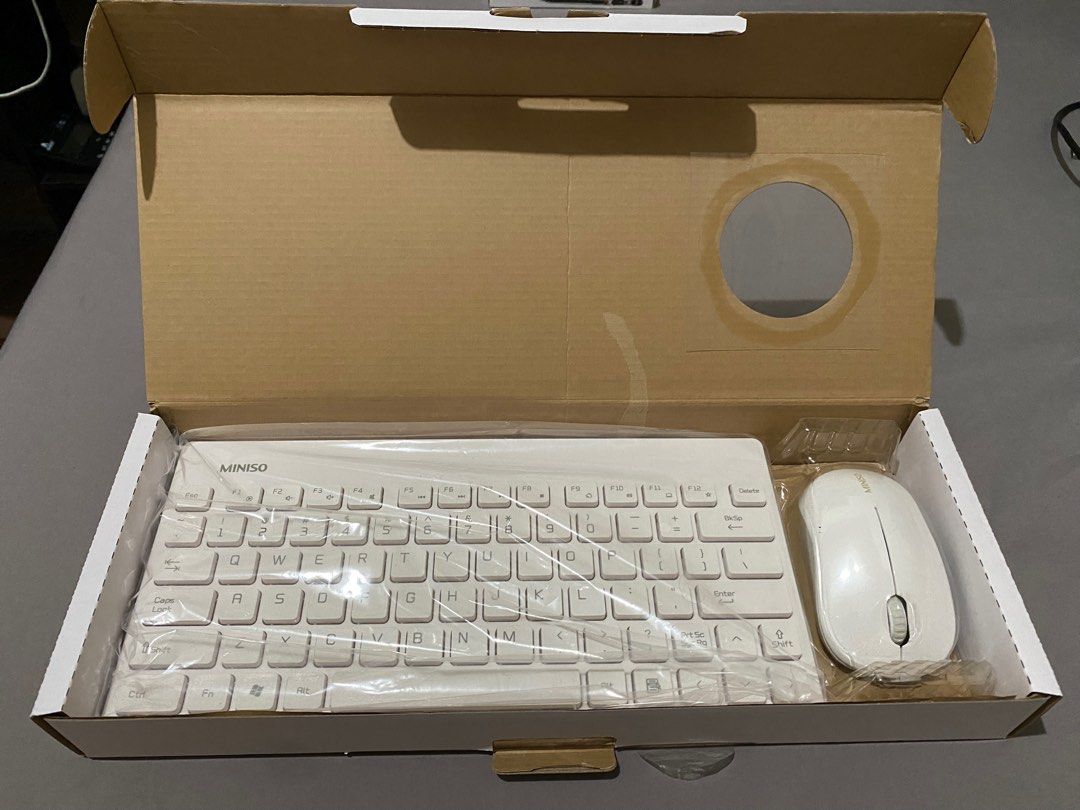 MINISO Wireless Mouse and Keyboard Set, Computers & Tech, Parts & Accessories, Computer Keyboard ...