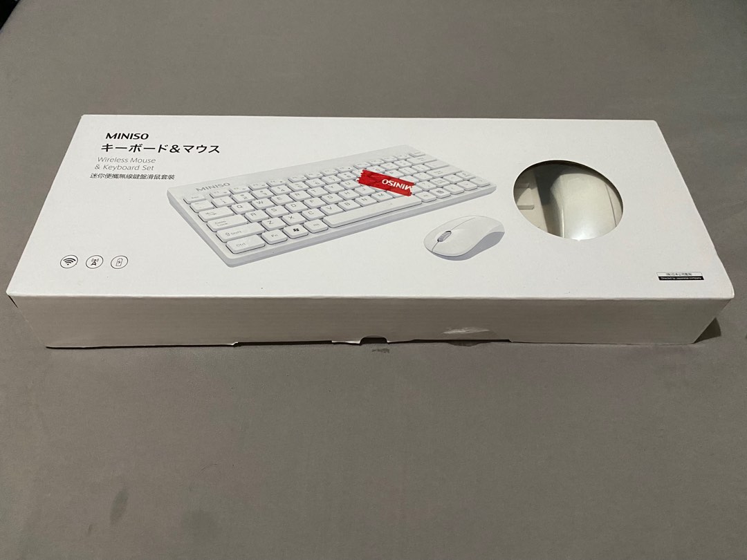 Miniso Wireless Mouse And Keyboard Set Computers And Tech Parts And Accessories Computer Keyboard