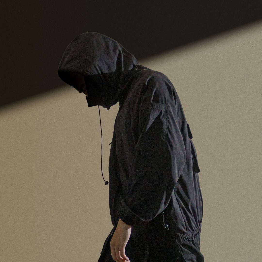 MNLA Rare Shinobi Black Wind Shell Jacket on Carousell