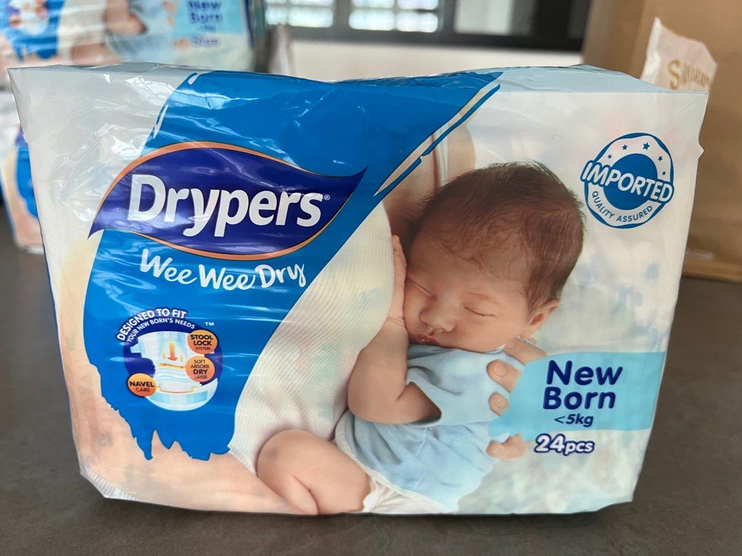 New Drypers Diapers (Newborn), Babies & Kids, Bathing & Changing ...