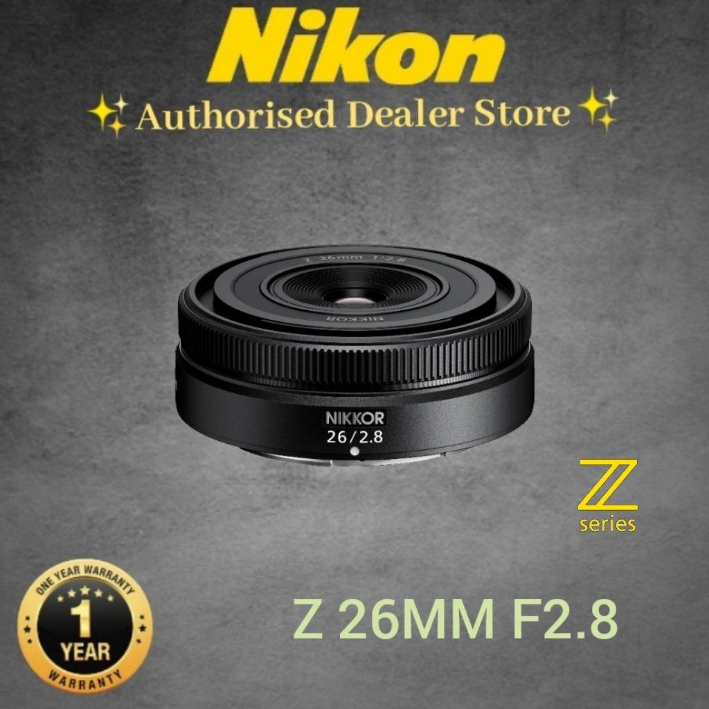 NIKON Z 26mm f2.8 / 26MM F2.8 z lens, Photography, Lens & Kits on Carousell
