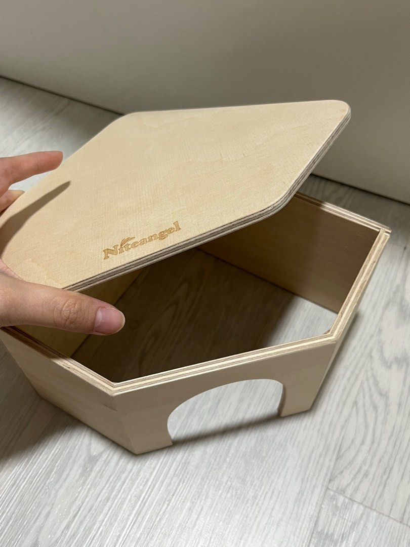 niteangel wooden hamster corner hideout, house, platform, dwarf, syrian ...