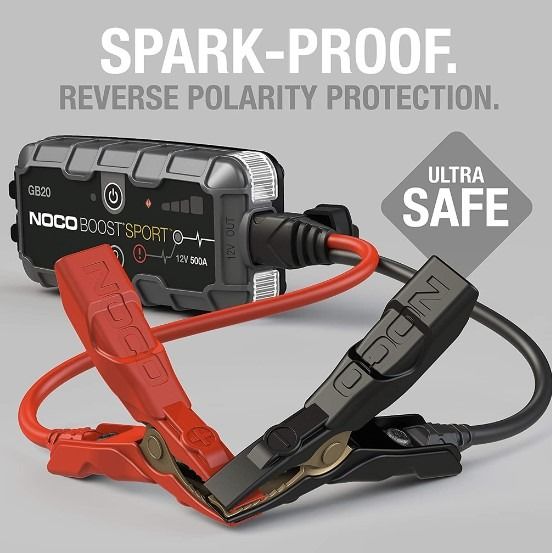 NOCO Boost Sport GB20 500 Amp 12-Volt UltraSafe Lithium Jump Starter ...