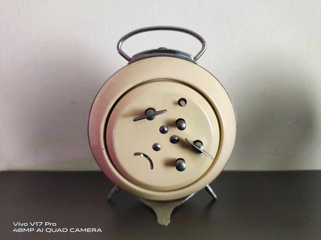 NOS-1960s Animated China Alarm Mechanical Hand-Winding Clock(Seal ...