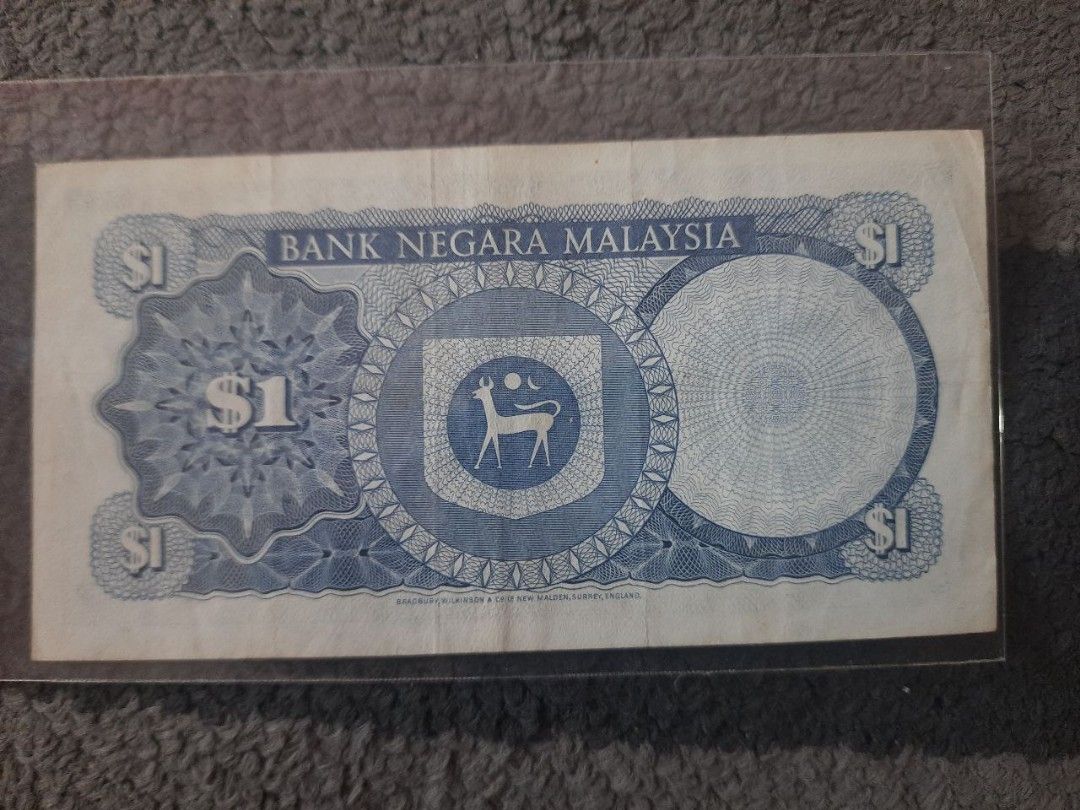 Note Rm1 | note lama| satu ringgit lama | ringgit malaysia satu | duit lama, Hobbies & Toys ...