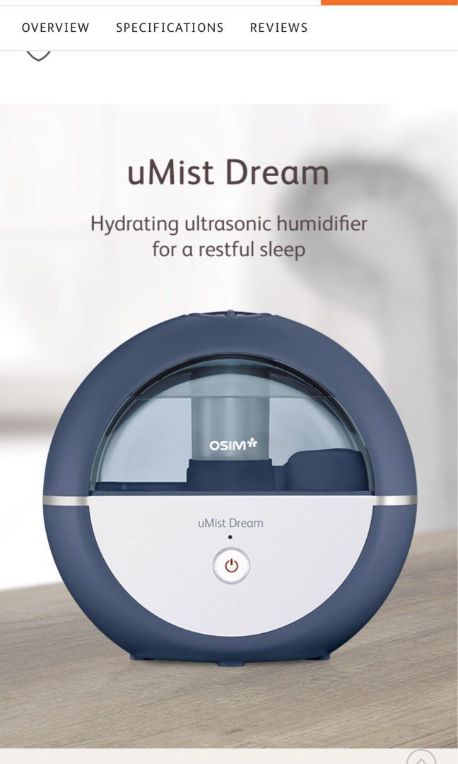OSIM uMist Dream, TV & Home Appliances, Air Purifiers & Dehumidifiers ...