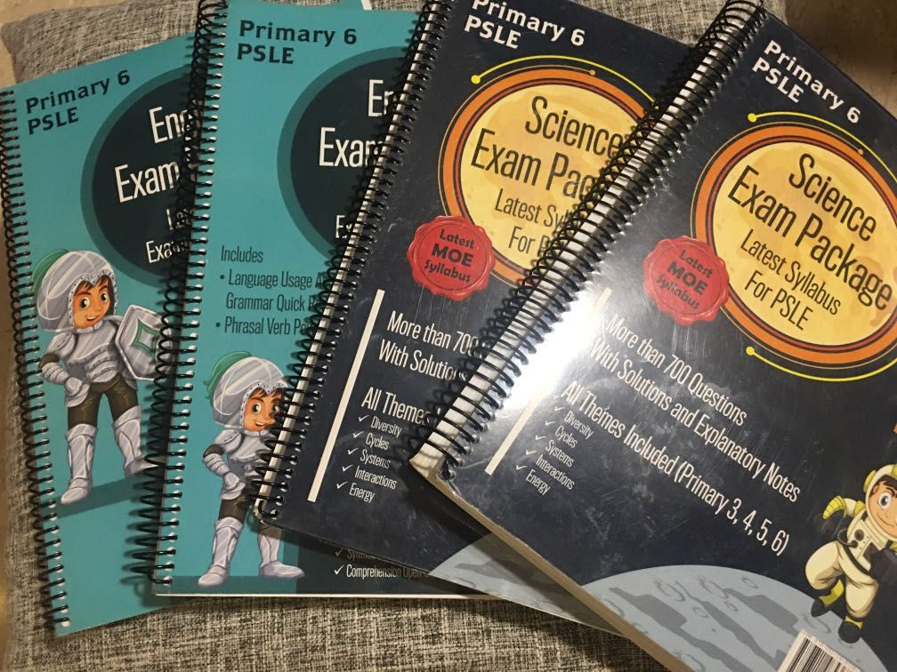 PDH P6 PSLE English &Science examination format Exam package, Hobbies ...