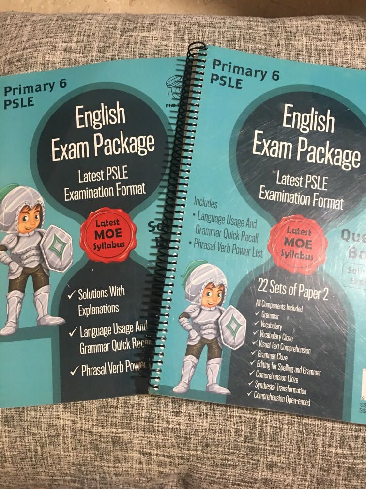PDH P6 PSLE English &Science examination format Exam package, Hobbies ...