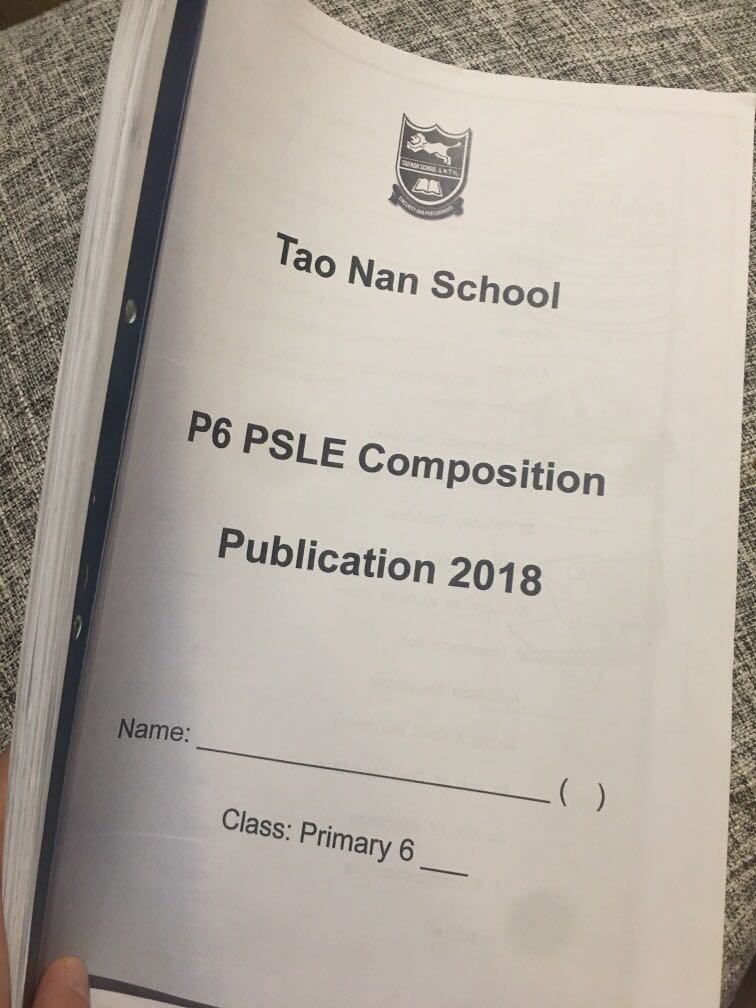 P6 PSLE Tao Nan school English model Composition, Hobbies & Toys, Books ...