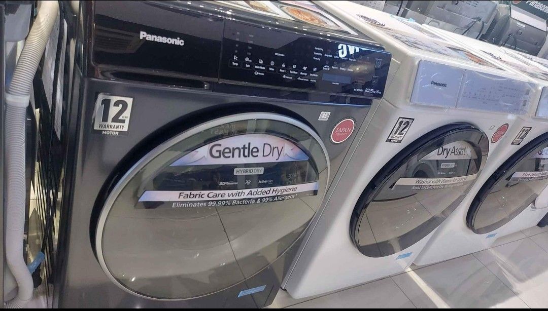 PANASONIC FRONTLOAD FULLY AUTOMATIC WASHING MACHINE INVERTER TYPE, TV ...