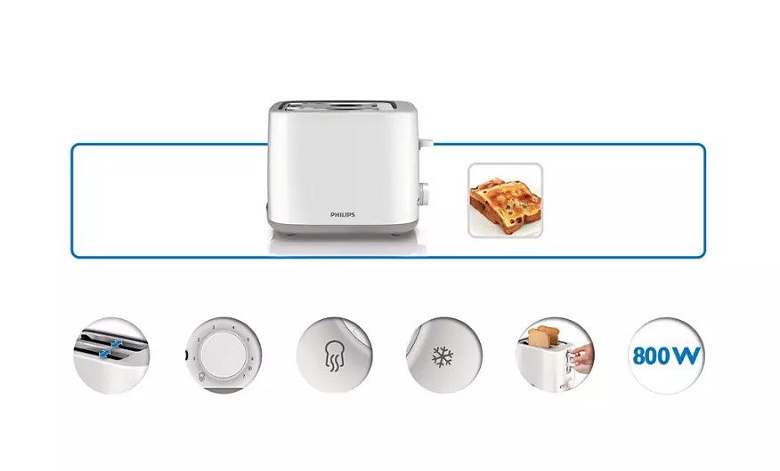 Philips Bread toaster daily collection, TV & Home Appliances, Kitchen ...