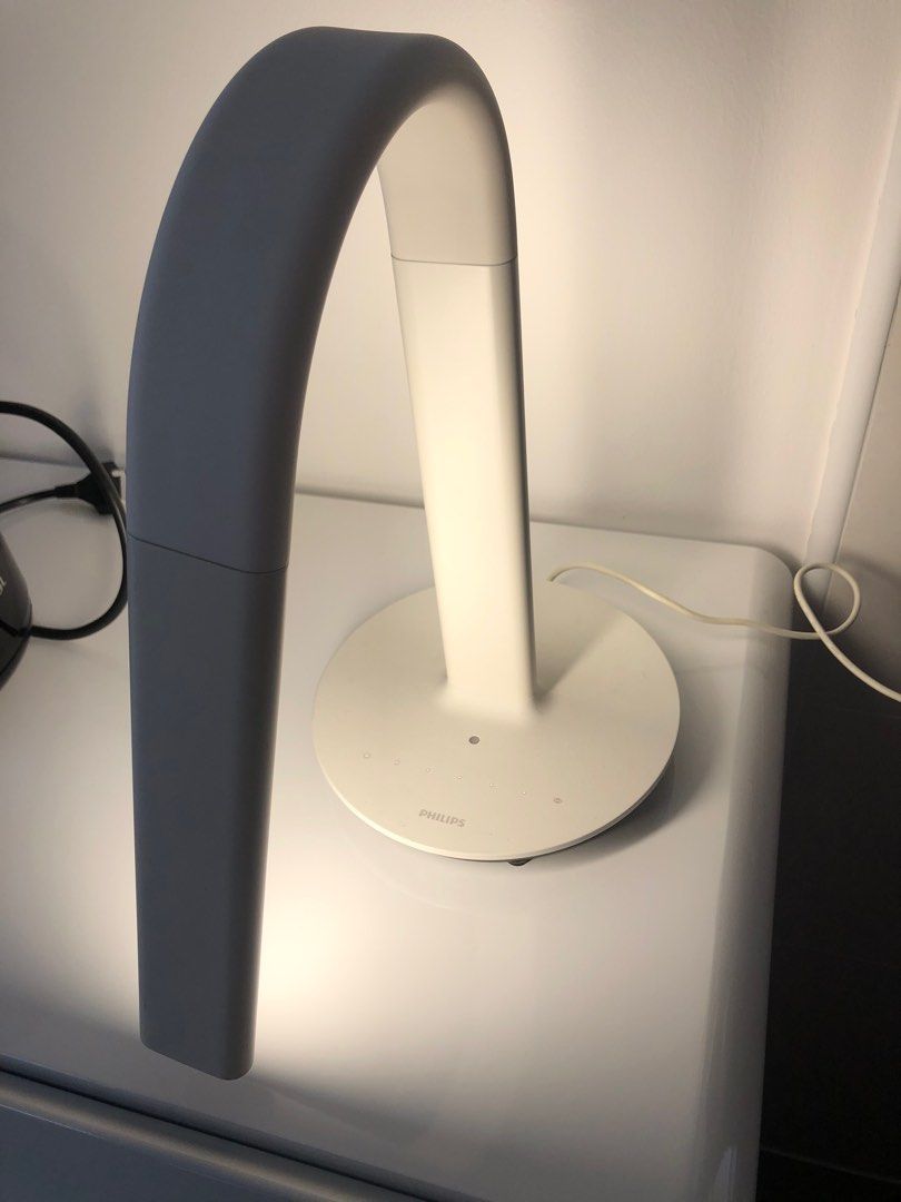 Philips LED table lamp (touch sensor), dimmable, foldable, Furniture ...