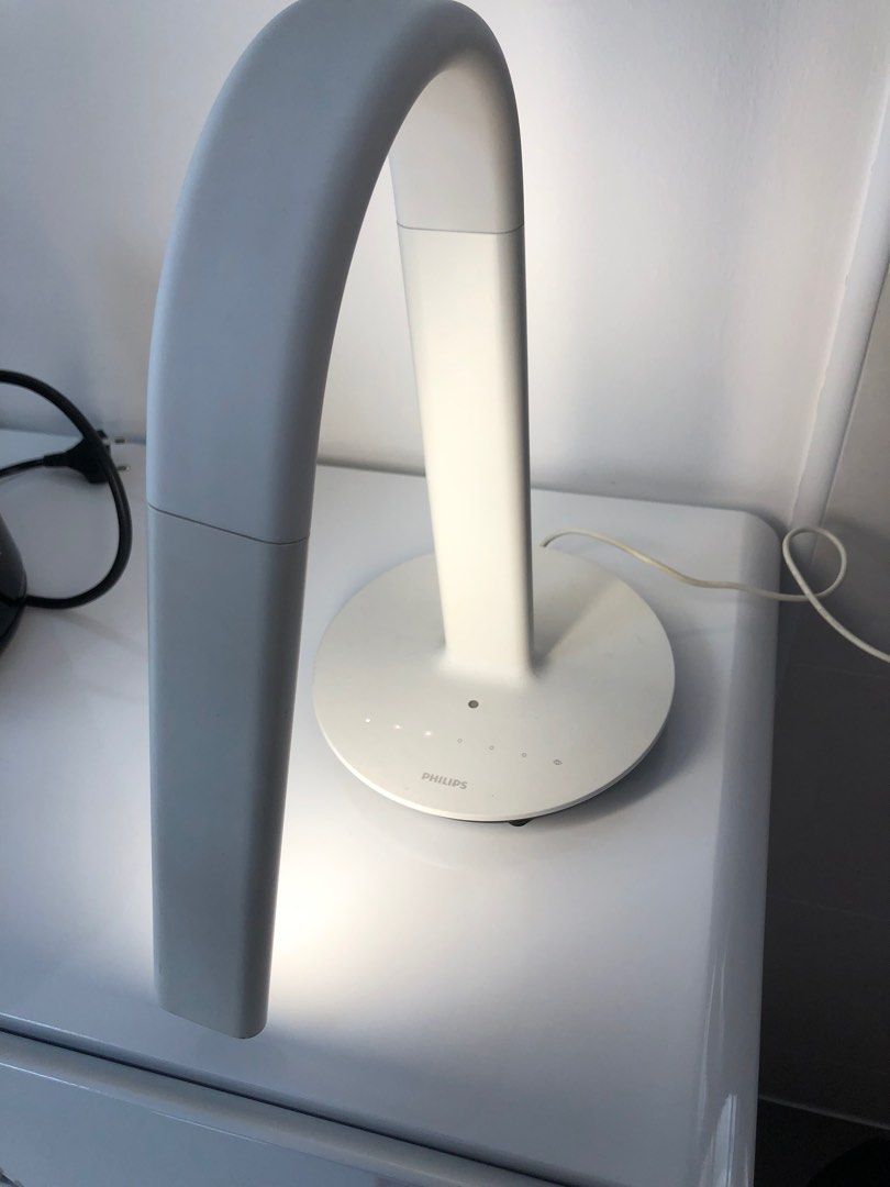 Philips LED table lamp (touch sensor), dimmable, foldable, Furniture ...