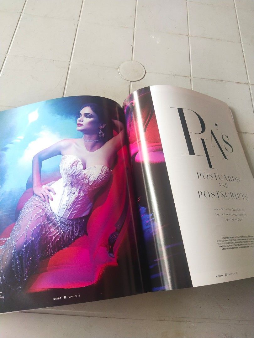 Pia Wurtzbach---METRO magazine/2018 on Carousell