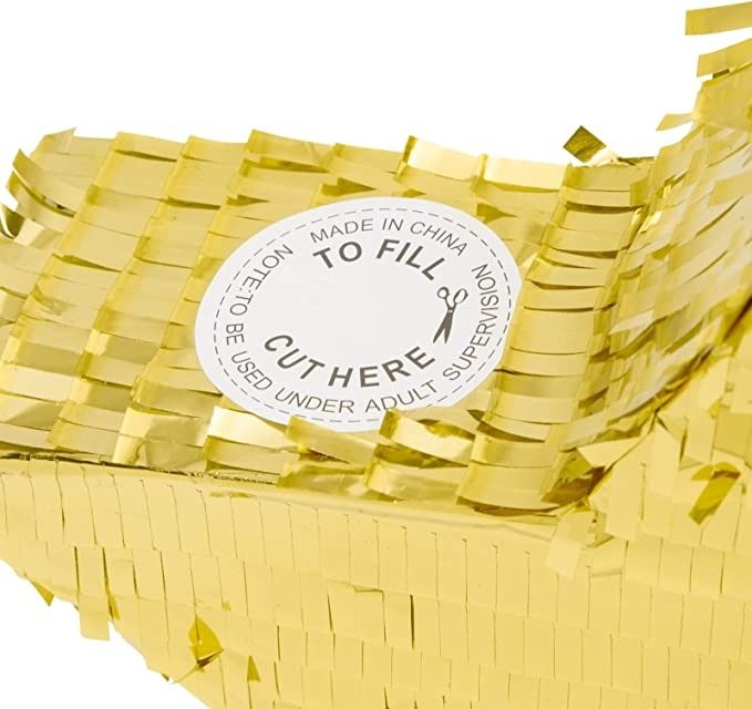 Pinata Gold Star XL Size Birthday Party Helium Balloon Decoration ...