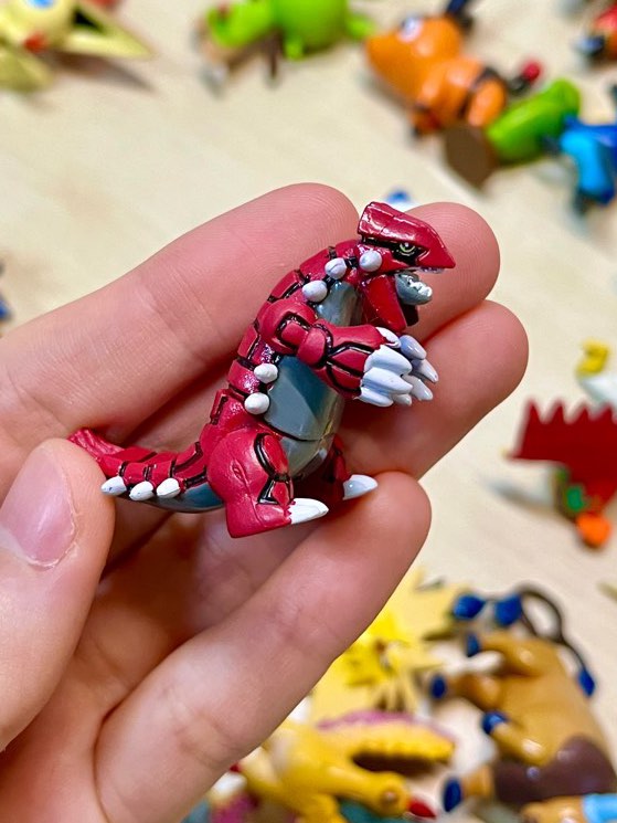 Pokemon Figure - Groudon, Hobbies & Toys, Toys & Games on Carousell
