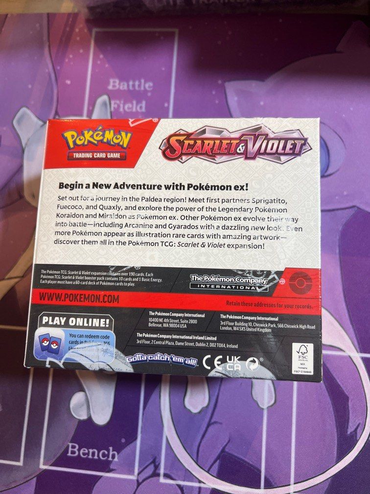 Pokemon scarlett and violet base booster box, Hobbies & Toys, Toys ...