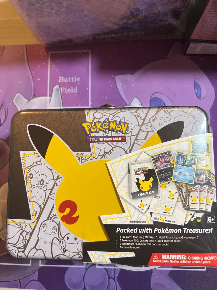 Pokemon sword and shield 25th anniversary collector’s chest, Hobbies ...