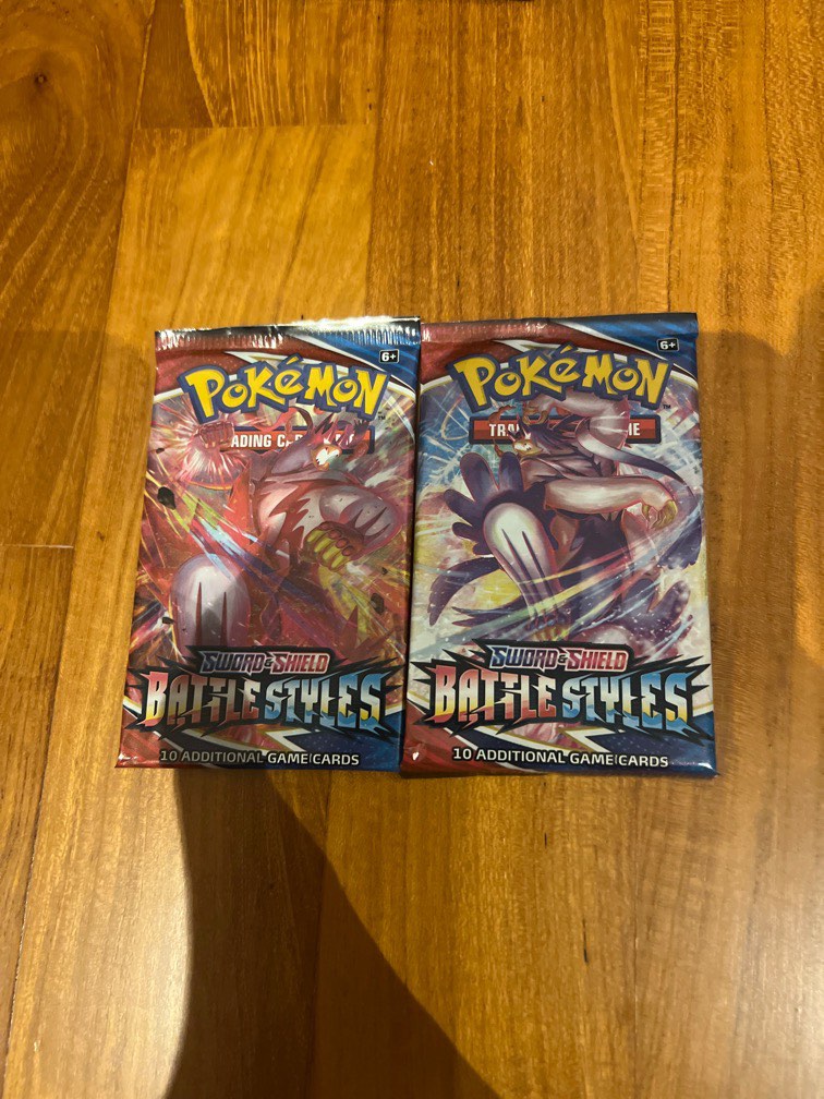 Pokemon sword and shield battle styles pack art set, Hobbies & Toys ...