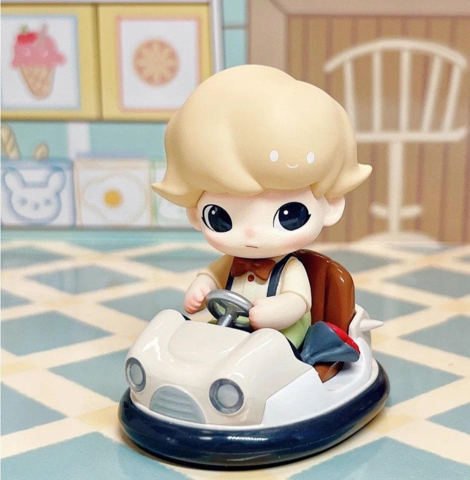 Popmart dimoo bumper car, Hobbies & Toys, Toys & Games on Carousell