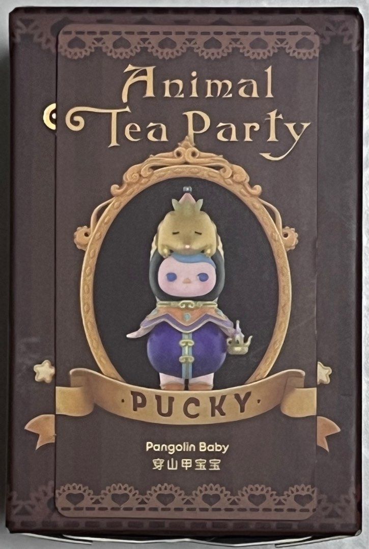 POPMART PUCKY ANIMAL TEA PARTY, Hobbies & Toys, Toys & Games on Carousell