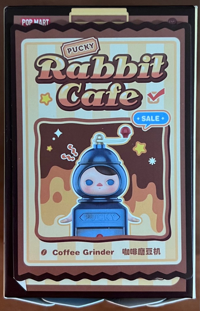 POPMART PUCKY RABBIT CAFE, Hobbies & Toys, Toys & Games on Carousell